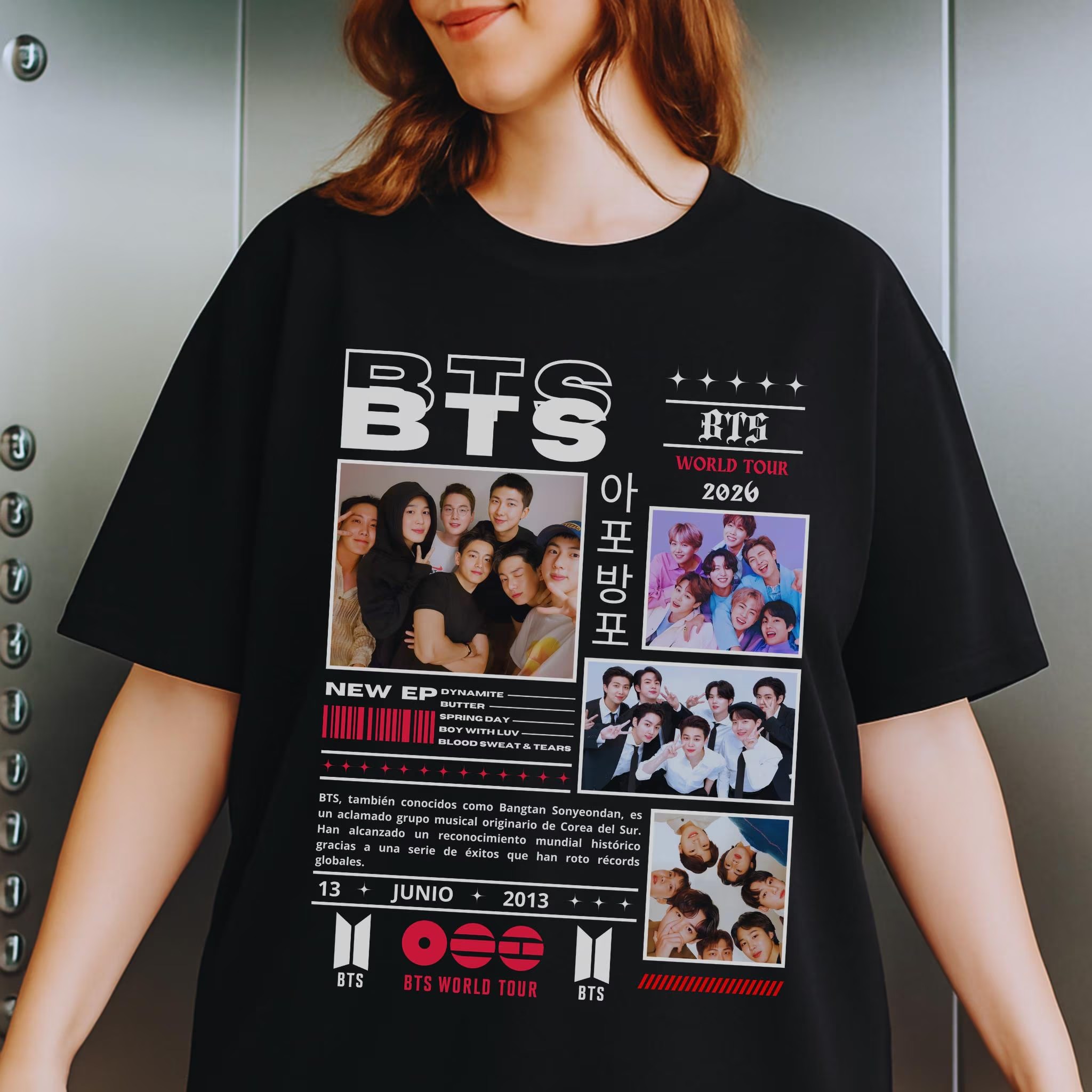 BTS Inspired 2026 K-Pop Music Fan Graphic Shirt – Storepa